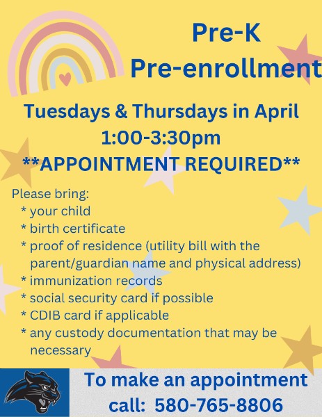 McCord Public School District - PreK Pre-enrollment